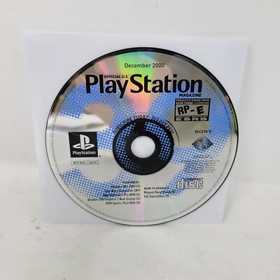 Playstation Magazine Demo Disc, PS1 Disc Only, Dec 2000 w1 | eBay