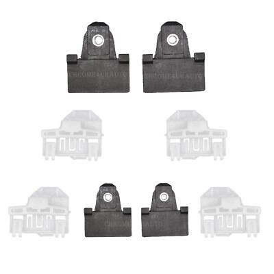 Door Window Sash Channel Guide Glass Retainer Clips Front Left And ...