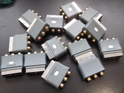 JOB LOT X5 GENUINE OFFICIAL MICROSOFT XBOX 360 SCART BLOCKS | eBay UK