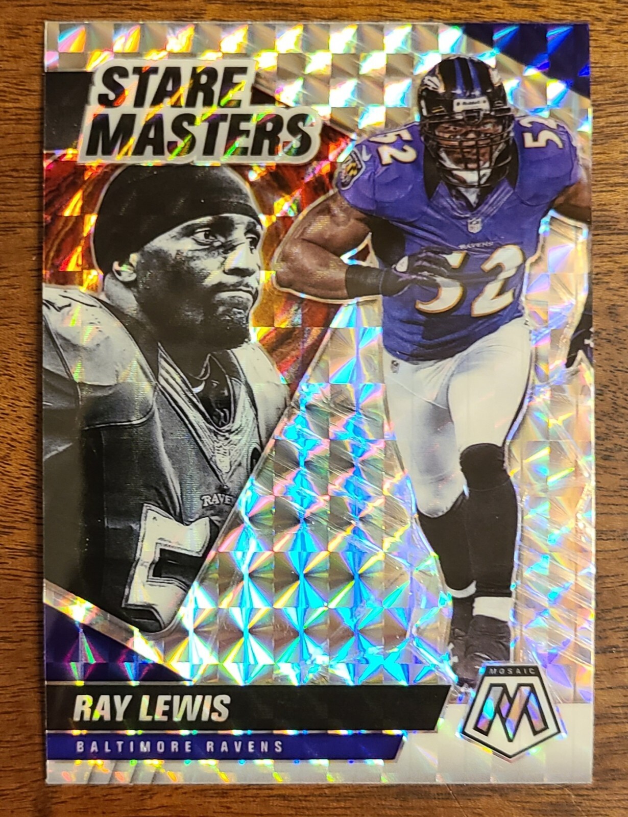 2021 Panini Mosaic - Stare Masters Ray Lewis #SM23 Mosaic Prizm for ...