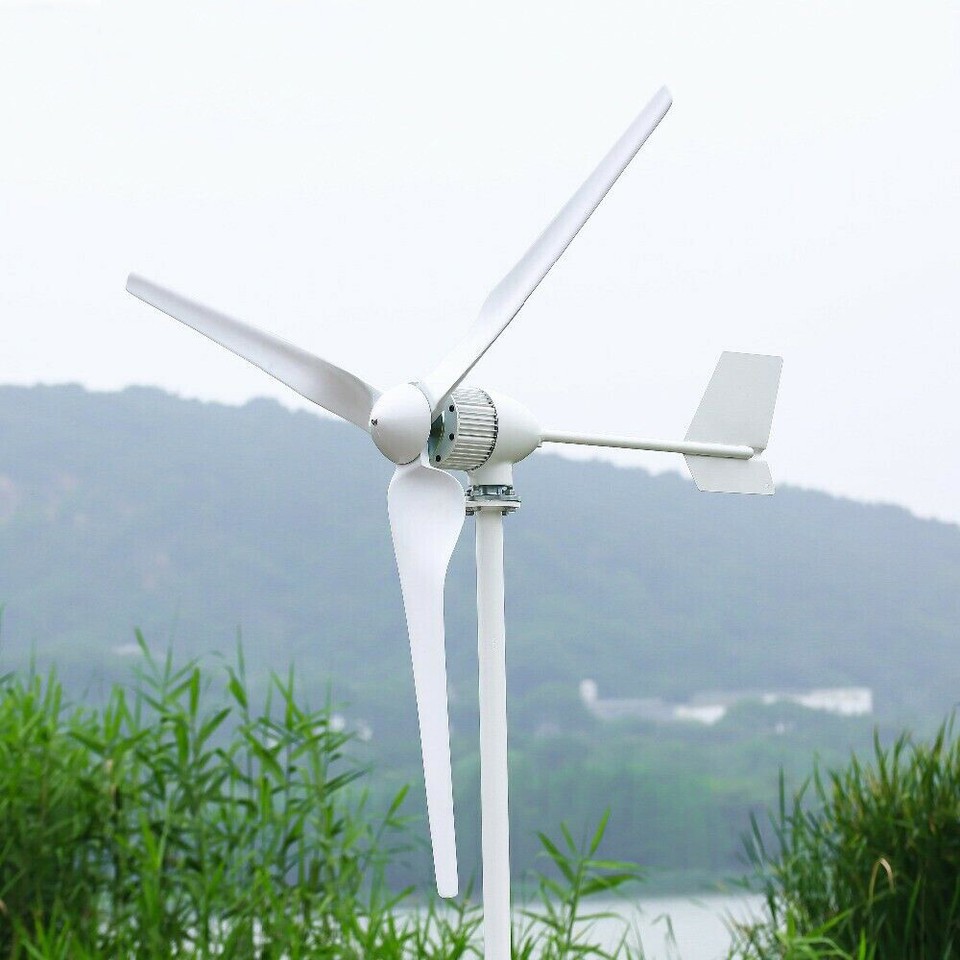 5000W Wind Turbine Generator 48V 96V 110V Complete Wind System On Grid ...
