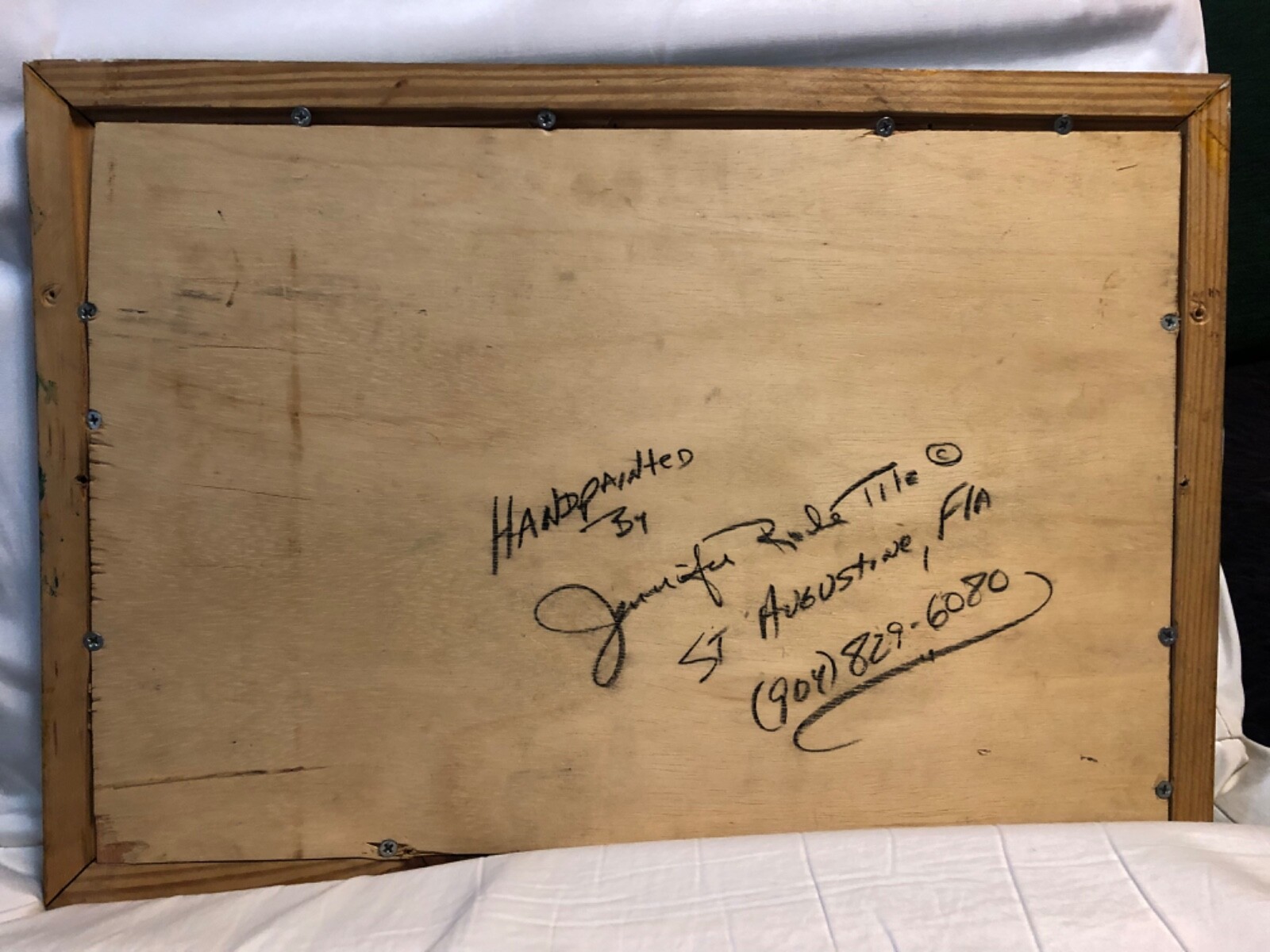 Framed and Signed Tiles by Jennifer Roche | eBay