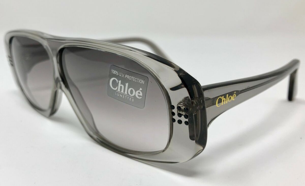 NEW Chloe 83S Grey Sunglasses with Rhinestone Gray Fade NEW Chloe 83S Grey Sunglasses with Rhinestone Gray Fade