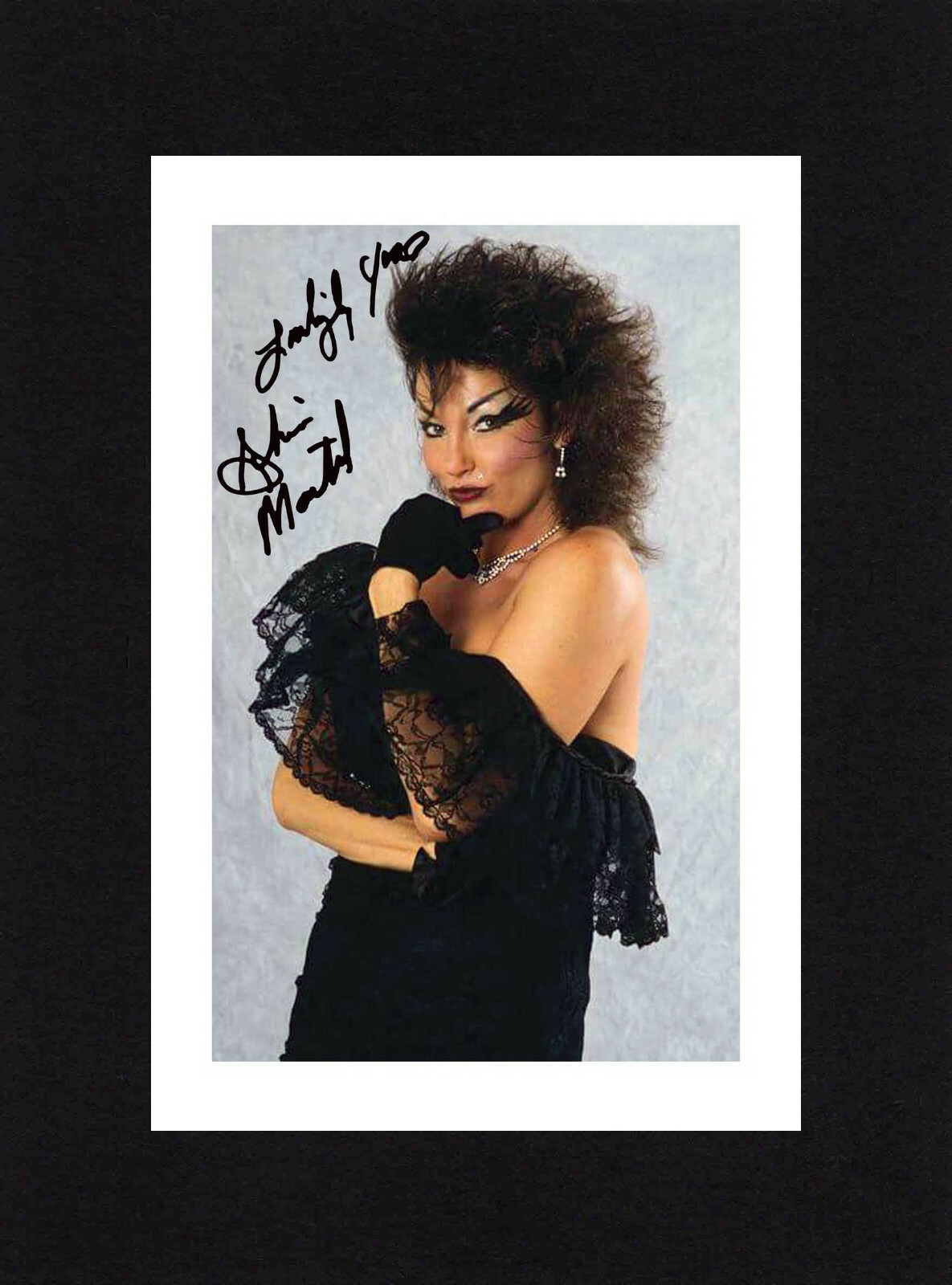 8X6 Mount SENSATIONAL SHERRI Signed PHOTO Print Ready To Frame WWE ...