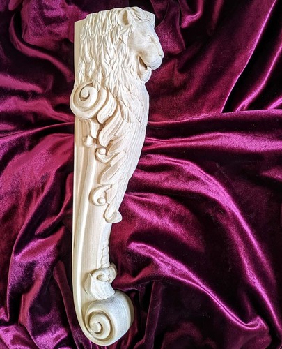 Dragon Corbel/bracket, Large Wooden carved wall decor, Kitchen island ...