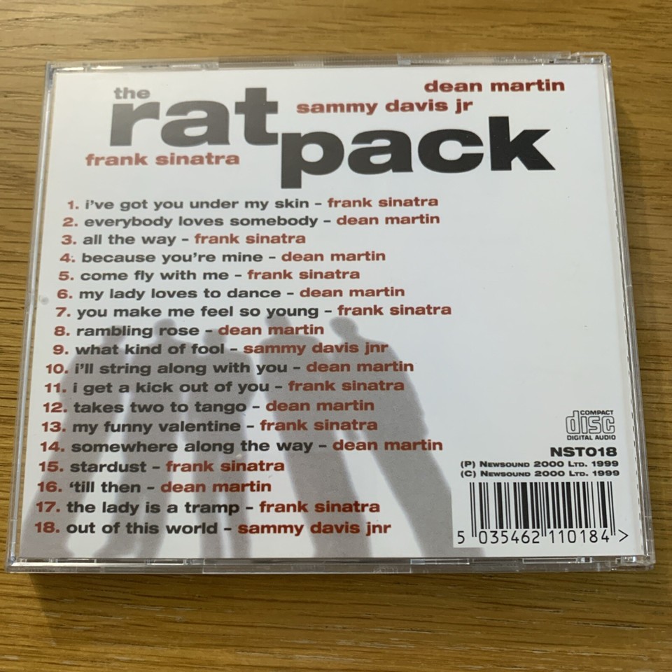 The Rat Pack | CD Album | 18 tracks | 1999 | Newsound 2000 | | eBay