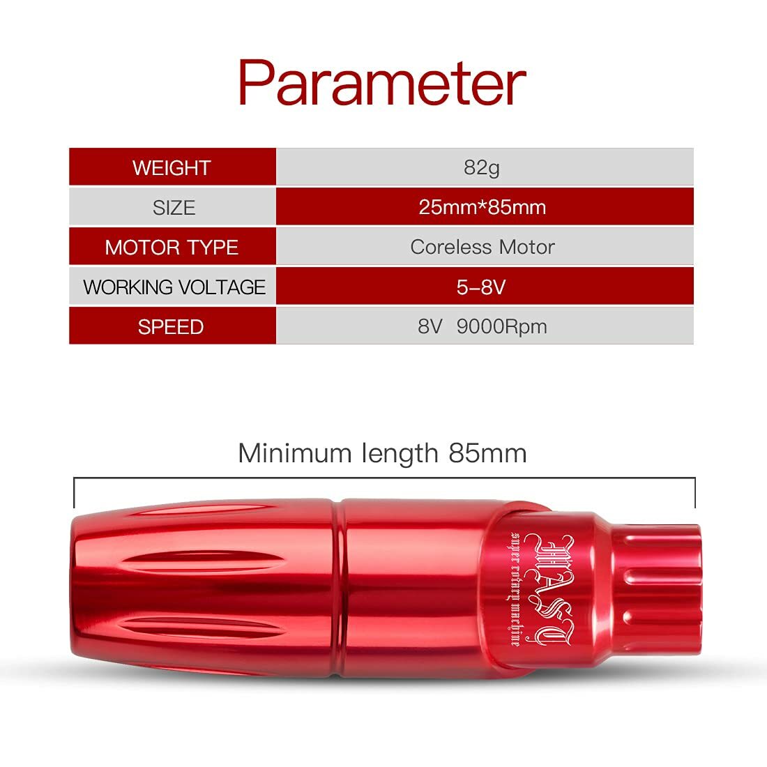 Mast Tour Wireless Rotary Tattoo Machine Pen Kit with Replacement ...