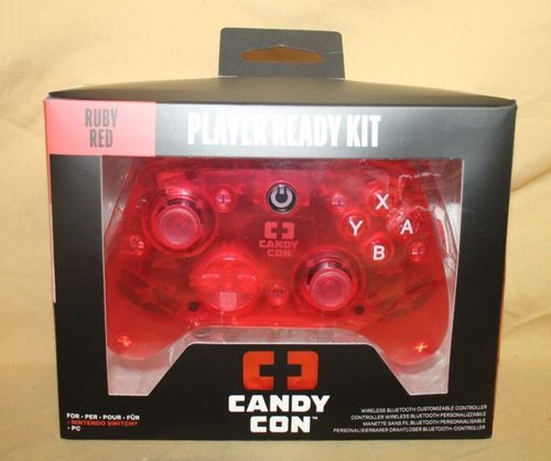 CANDY CON Ruby Red Base Unit Customizable Wireless Bluetooth Controller ...
