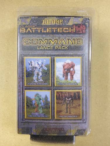 Battletech Miniatures - Command Lance Pack - 10-038 - Iron Wind Metals ...