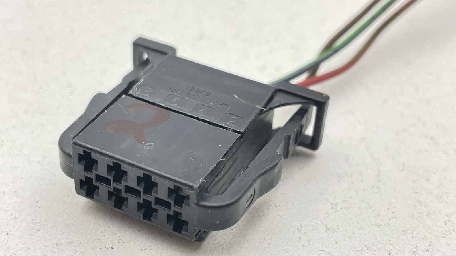 VW Audi Porsche Wiring Harness Plug Connector 3 Wire Pigtail OEM ...