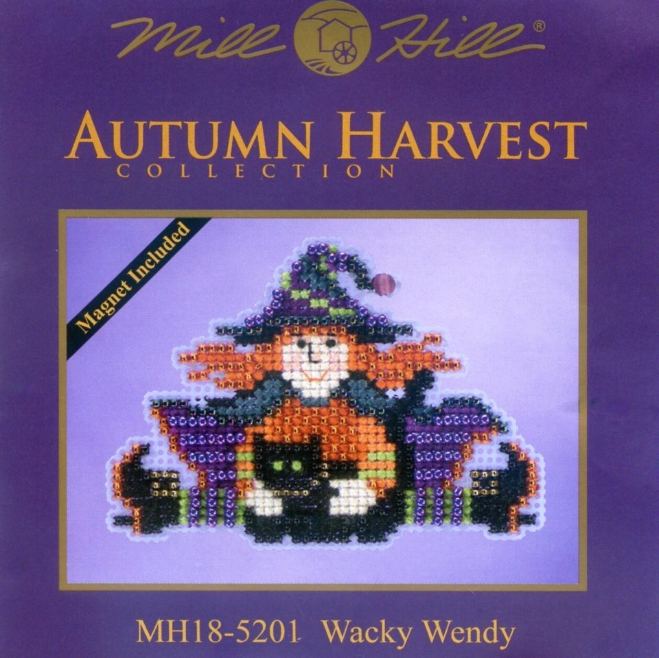 Wacky Wendy Beaded Cross Stitch Kit Mill Hill 2015 Autumn Harvest ...