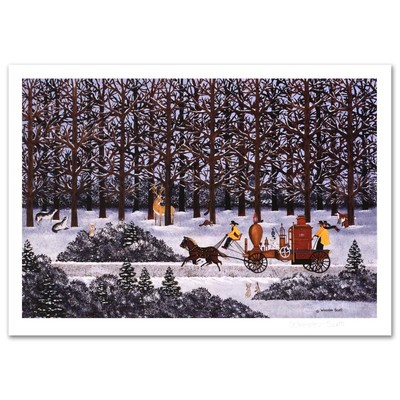 Jane Wooster Scott Dashing Durch Den Schnee Handsigniert Ltd. Ed ...