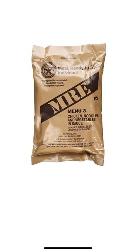Military MRE Individual Menu Single Meal Inspect 2025 New Fast Shipping ...