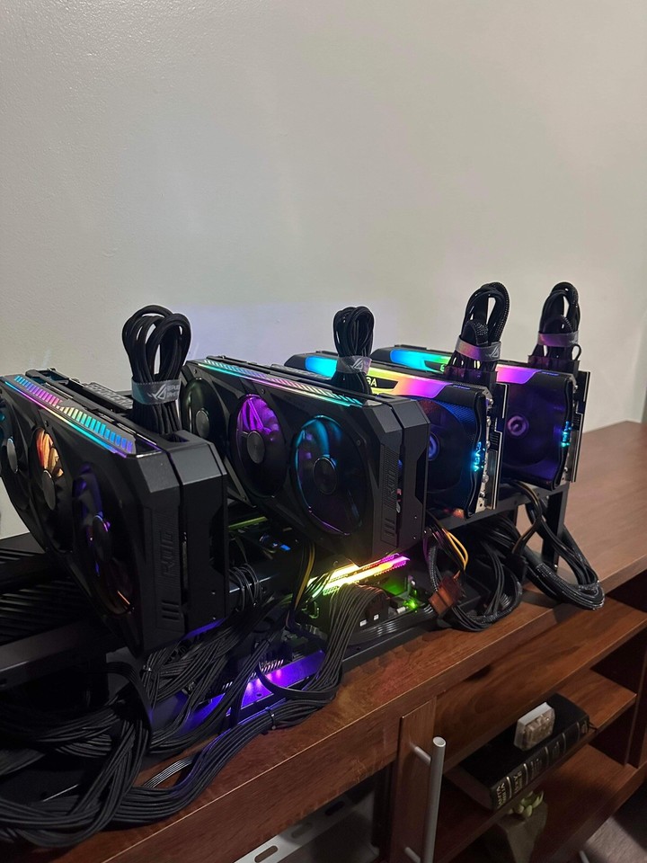 complete gpu mining rig 4 3090 graphic cards | eBay