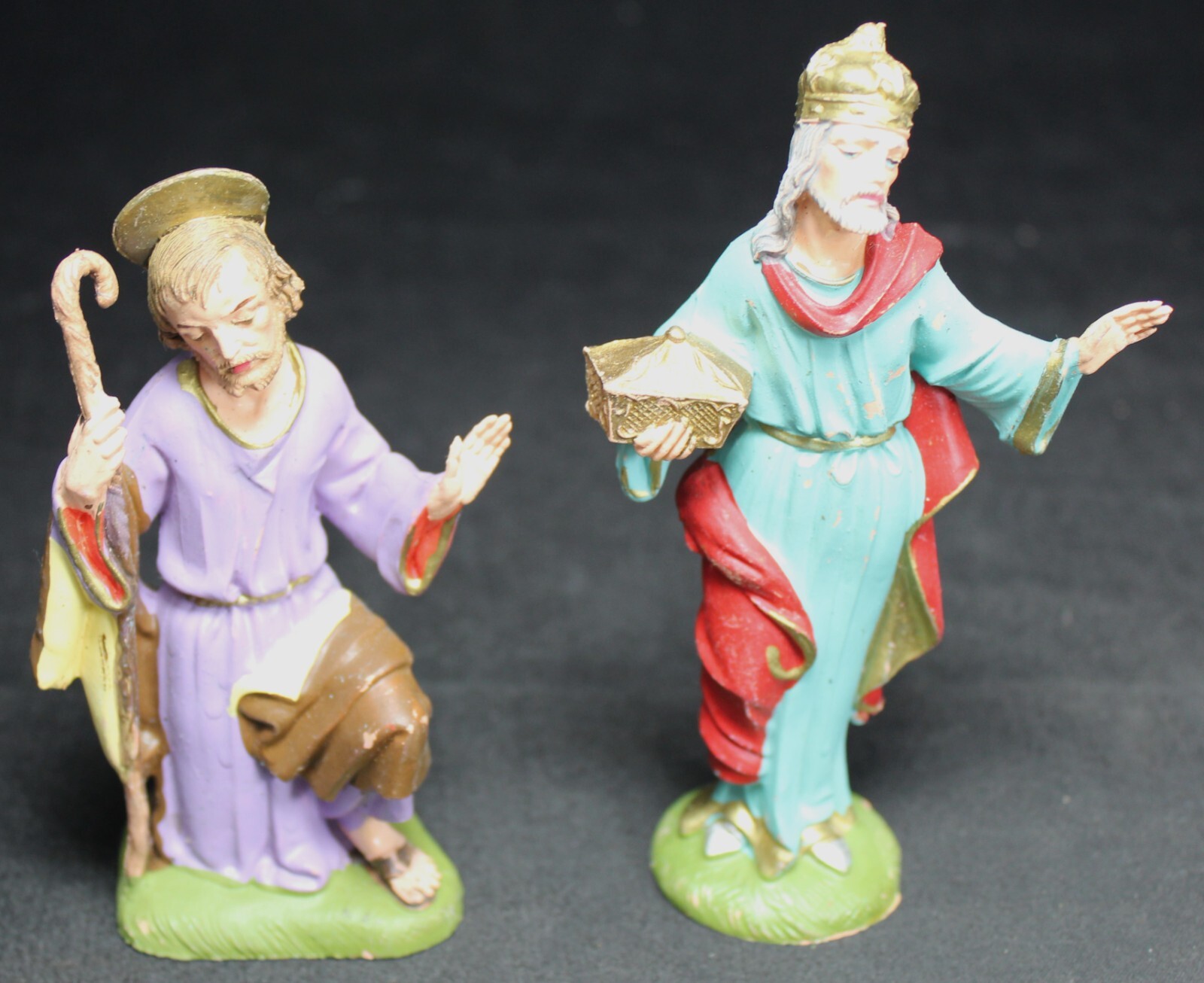 (16) Depose Italy 5" Nativity Set Piece Lot - Spider Mark - Fontanini ...