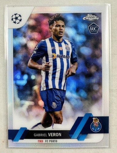 Gabriel Veron 2022-23 Topps Chrome UCC Silver Refractor RC Rookie FC ...