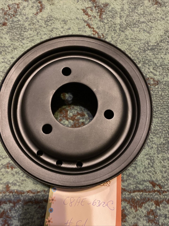 68-71 FORD MUSTANG GT 390 428 2 GROOVE NON A/C CRANK PULLEY C8AE-6312-C ...
