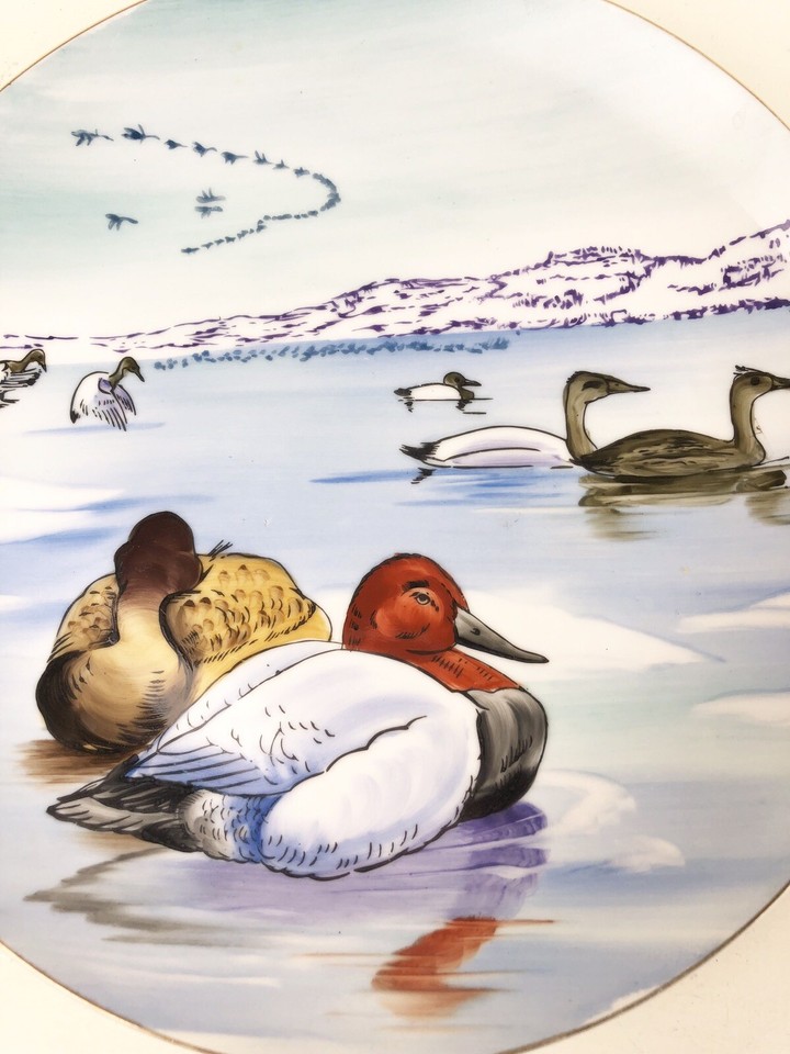 Redhead Ducks Loons Geese Mallards Decorative Plate Painted Plate | eBay