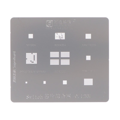 Nintendo Switch Stencil Lötschablone BGA200 NFCBEA BCM4354 MAX77620A ...