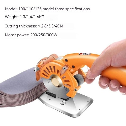 Electric Round Knife Servo Direct Drive Scissors for Clothing Fabric ...