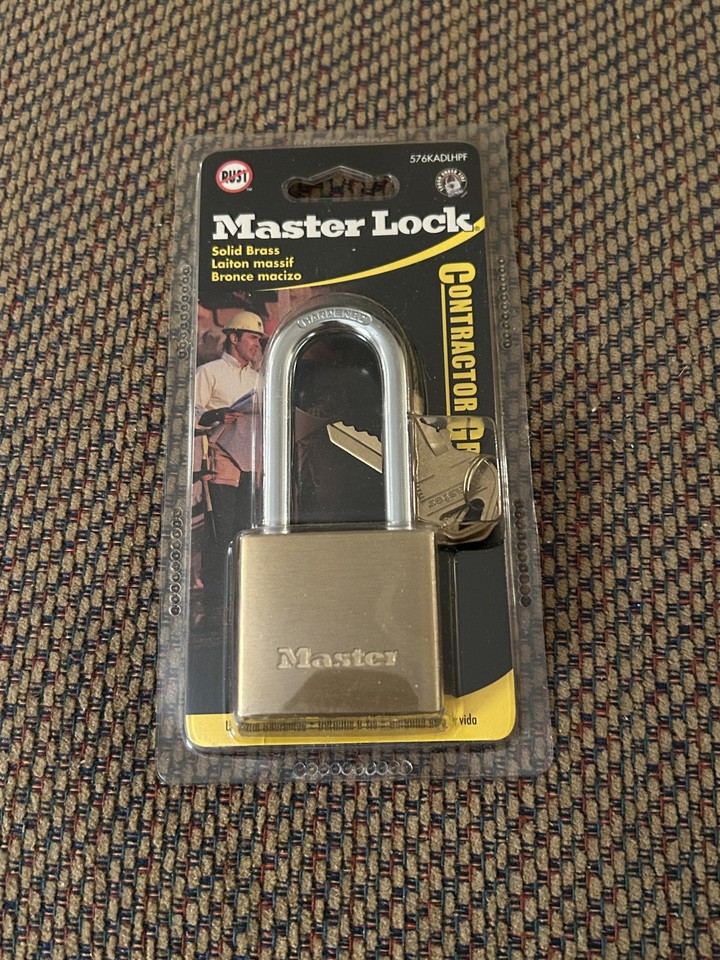 Master Lock Contractor Grade Solid Brass Padlock | eBay