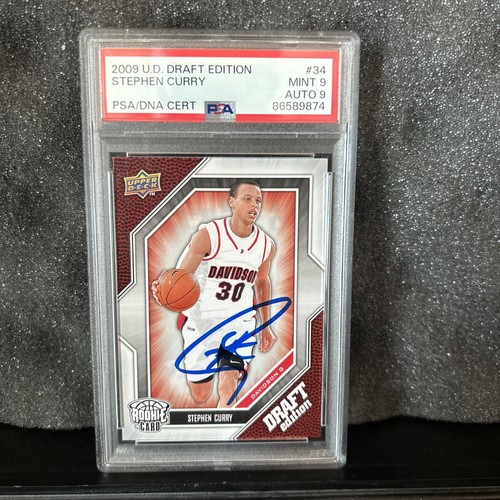 2009 Upper Deck Draft Edition #34 Stephen Curry RC Rookie Mint PSA 9 ...