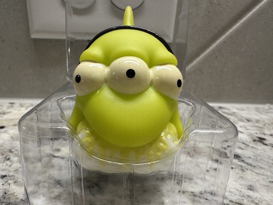Simpsons Kidrobot Figure Nigiri Blinky Fish Radioactive fish toxic neon ...