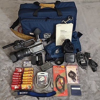 Sony DSR-PD170 MINI DV DVCAM 3CCD LOW HOURS Digital Camcorder Video ...