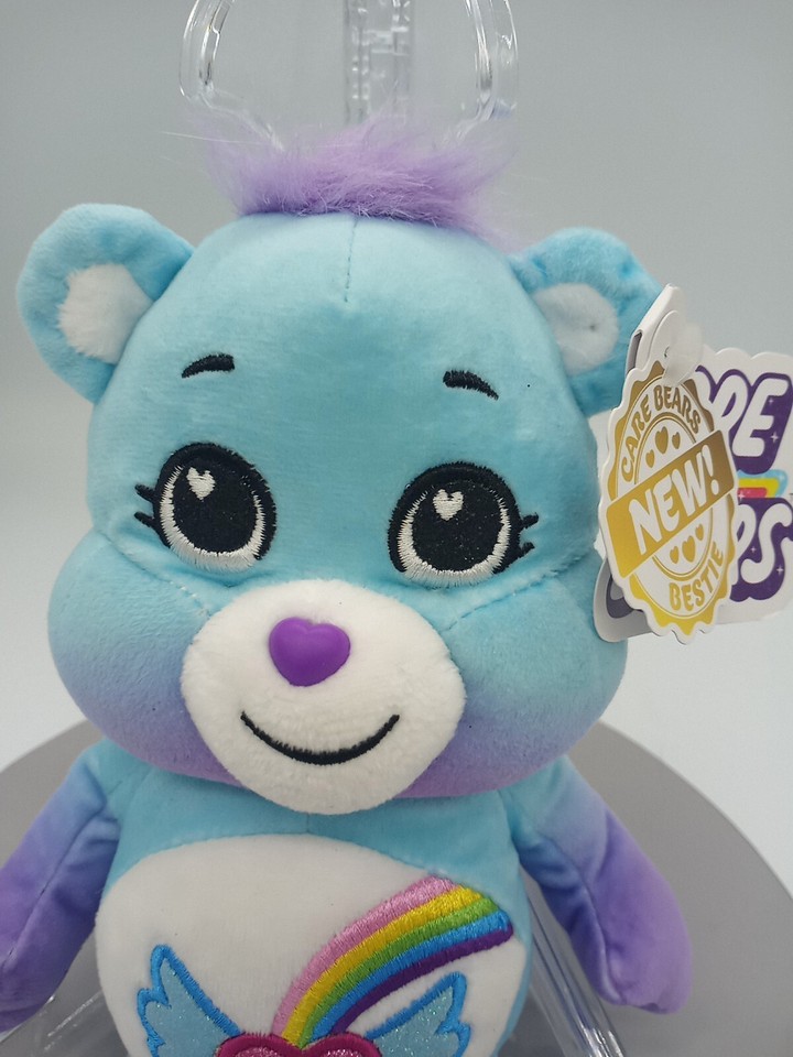 Basic Fun Care Bears Bestie 10" Plush Dream Bright Blue/Purple Plush ...