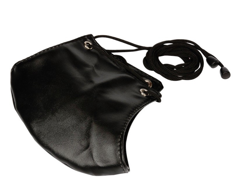 PVC Wet Look Mouth Nose Masks Ball Gag, Dungeon Wheel Restraint Mask ...