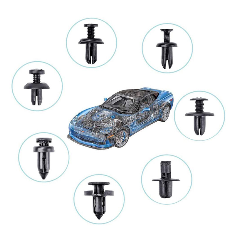 820PCS Car Retainer Body Push Pin Rivet Trim Panel Fastener Clip ...