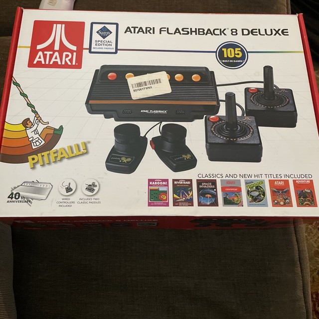AtGames Atari Flashback 8 Deluxe with Wired Paddles and Wired ...