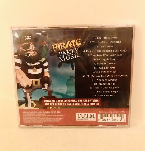 Pirate Party Music by Various Artists (CD, Jun-2007, Turn Up the Music ...