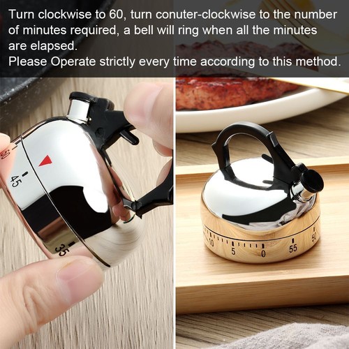 Assistant Teapot Shaped Timer Clock Counting Tools Kitchen Tool Kitchen ...