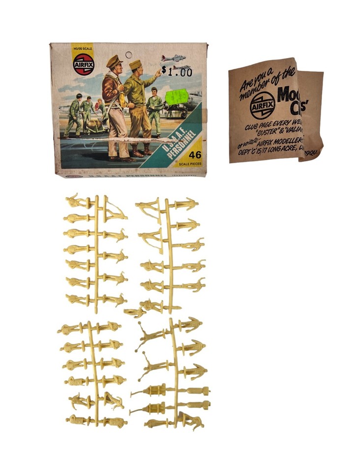 Lot Of 10 Vintage WW2 Plastic Model tank figures artillery mixed kits ...