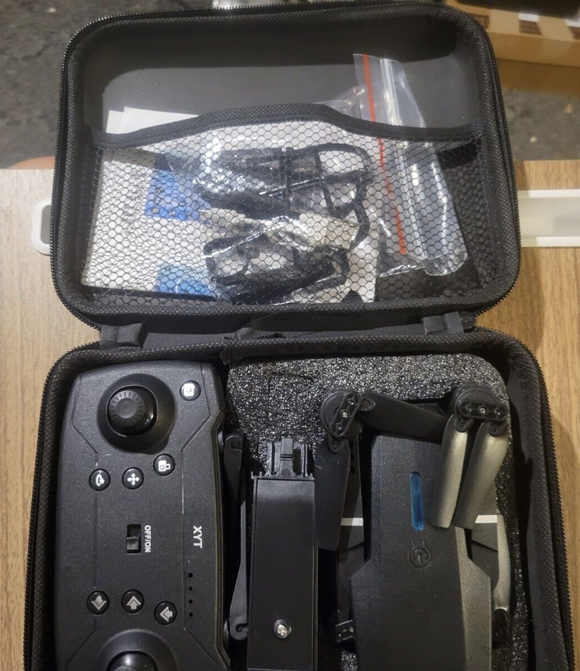 Collapsible Aircraft Drones with Camera 2.4 GHZ INCLUDES Carrying Case ...