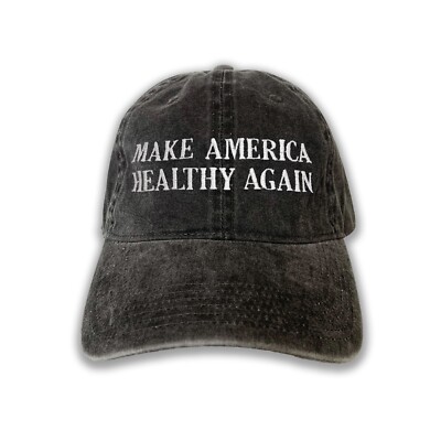 Make America Healthy Again Embroidered Washed Cap MAHA Hat Patriot cap ...