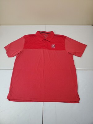 NC State Wolfpack Polo Shirt Mens Size 2XL XXL Red Performance Golf | eBay