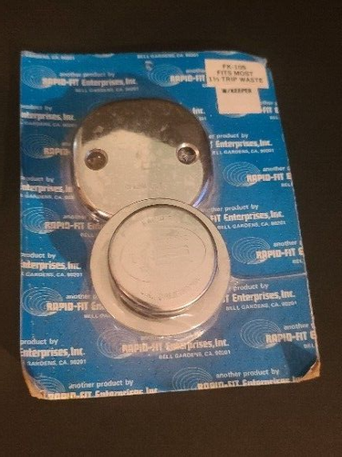 Rapid-Fit Lift and Turn Stopper and Faceplate, Chrome LSP Model #: R ...