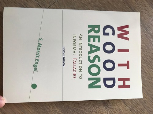 WITH GOOD REASON: AN INTRODUCTIO 312157584| eBay