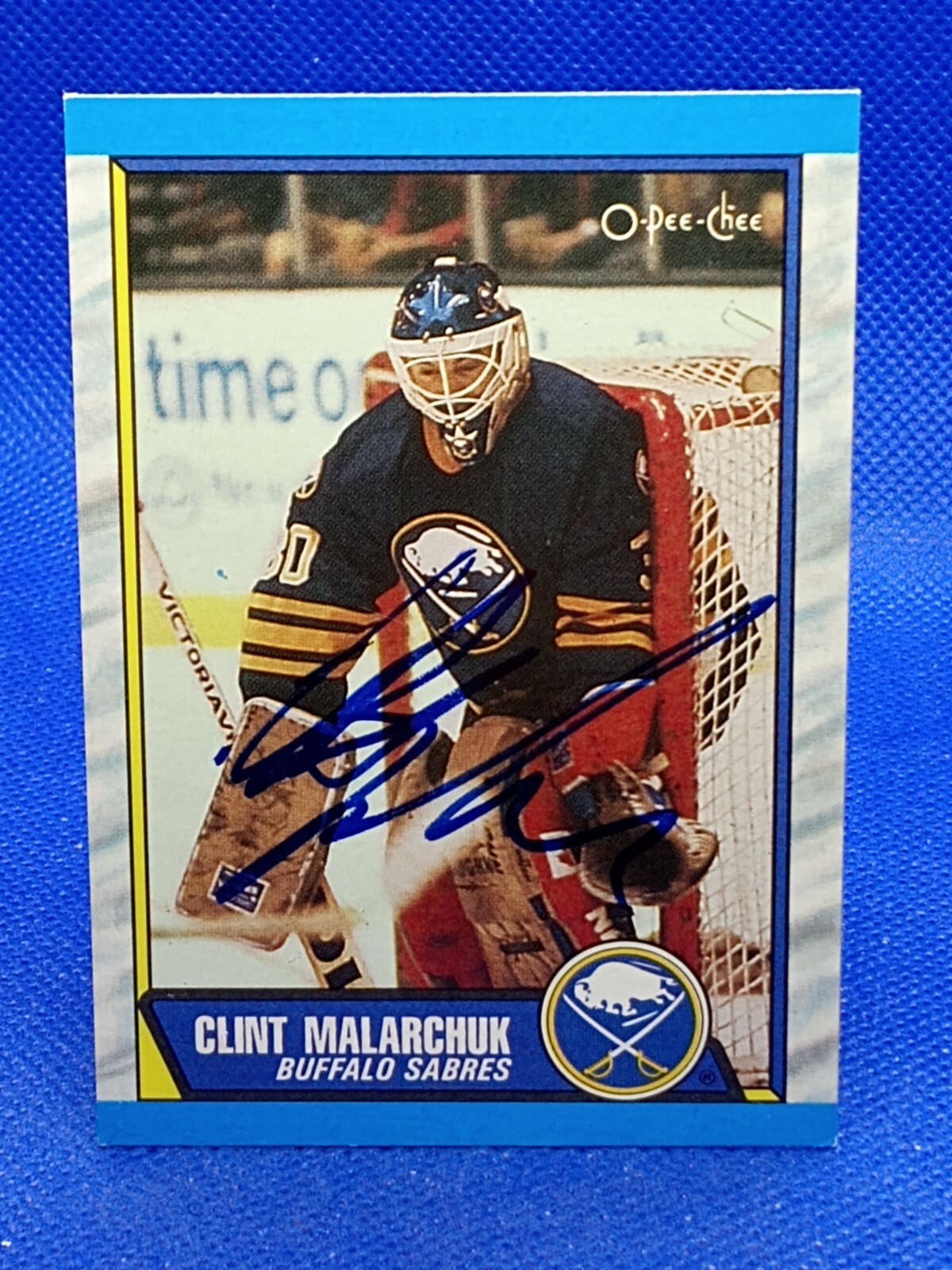 AUTOGRAPH AUTO Clint Malarchuk 1989-90 O-Pee-Chee #170 | eBay