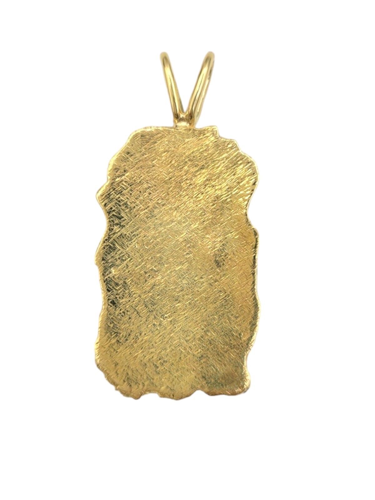 Pendant Charm Textured 14K Yellow Gold Zodiac Scorpio Symbol w ...