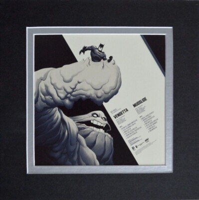 Batman Animated CLAY FACE - VENDETTA / MUDSLIDE PRINT Pro MATTED Bruce ...