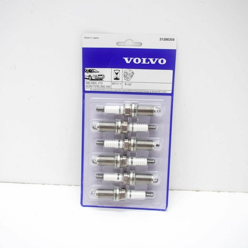 VOLVO XC90 MK1 Spark Plug Kit X6 31286359 NEW GENUINE | eBay Australia