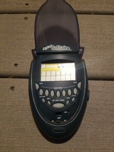 2003 RADICA Lighted Solitaire Electronic Hand Held Game Blue | eBay