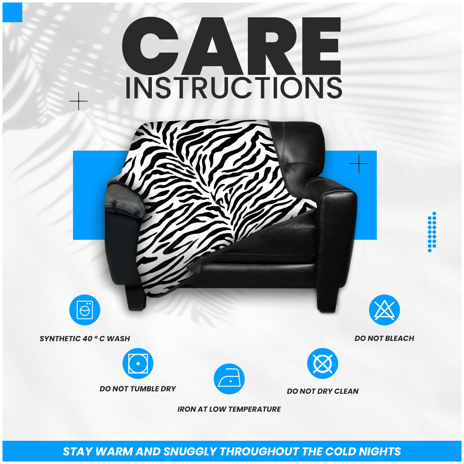 Animal Skin Faux Fur Throws Warm Cosy Fleece Print Blanket Sofa Bed ...