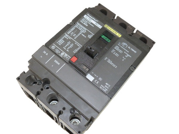Square D HJL36030 Power Pact H 30 A 3-Pole Thermal Magnetic Circuit ...