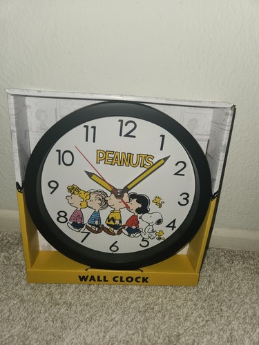 Peanuts Snoopy and the Gang Wall Clock NEW Woodstock Charlie Brown 2024 ...