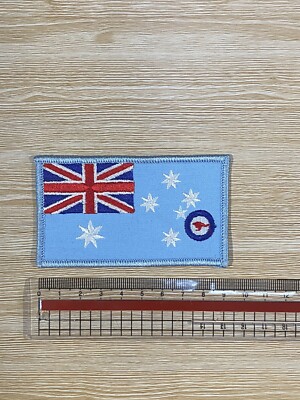 Retro Vintage Sew On Cloth Patch Badge Royal Australian Air Force RAAF ...