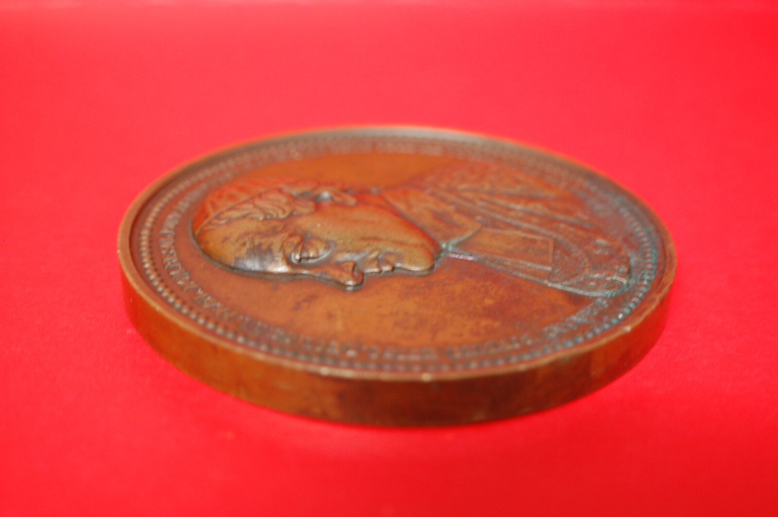 1852 Belgian Medal for Bishop C.R.A. Van Bommel, by Jacques & Leopold ...